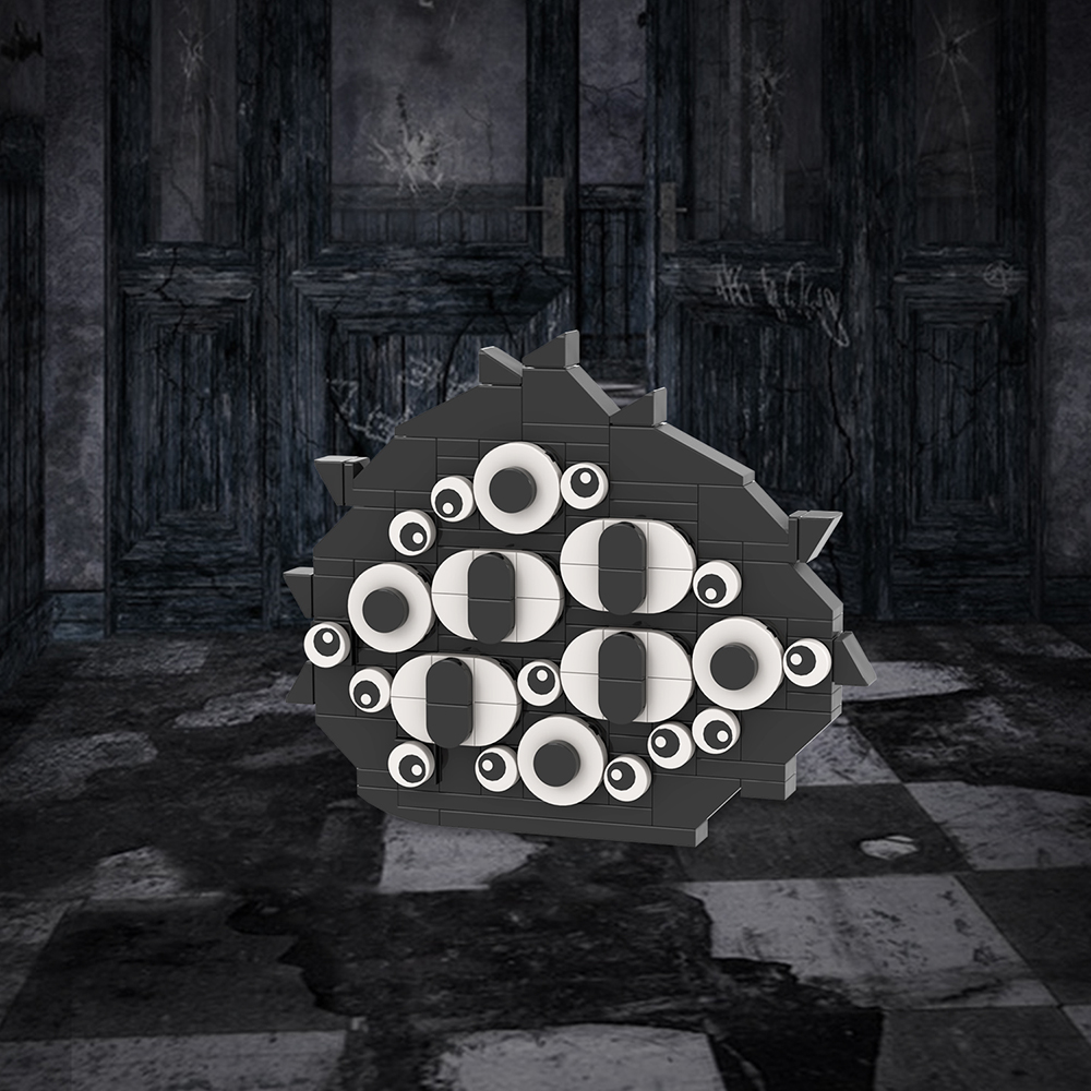 MOC1156 Creativity series Horror Game Character Multi-eyed Monster ...