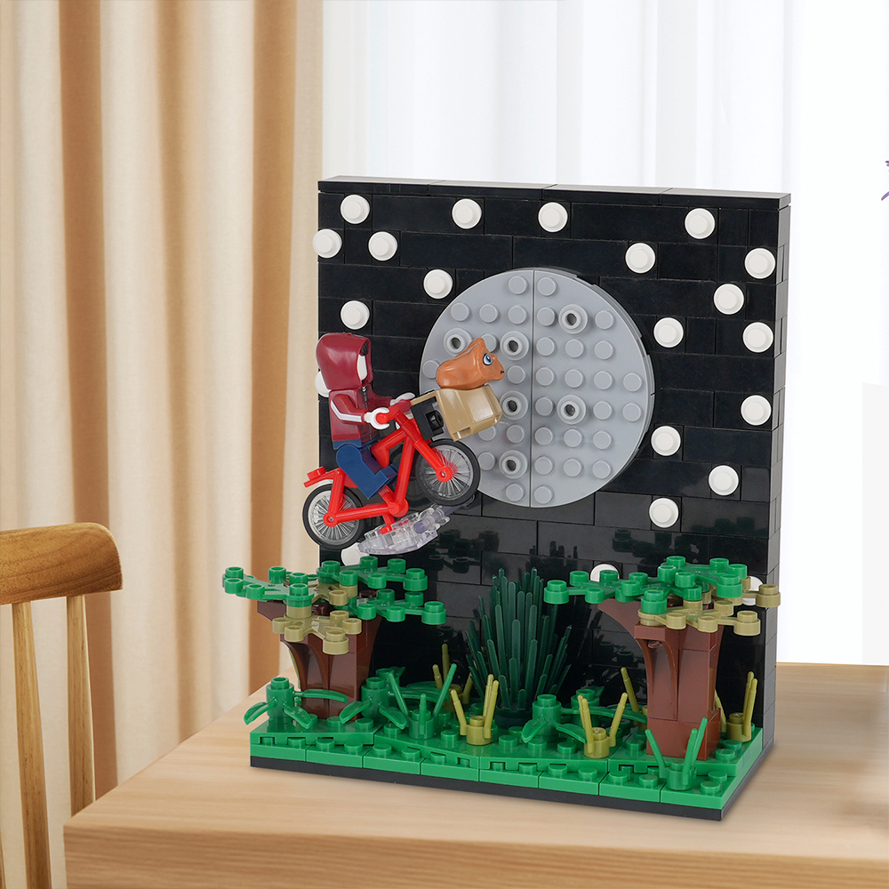 MOC1260 Creativity series E.T. the Extra-Terrestrial Movie Scene ...