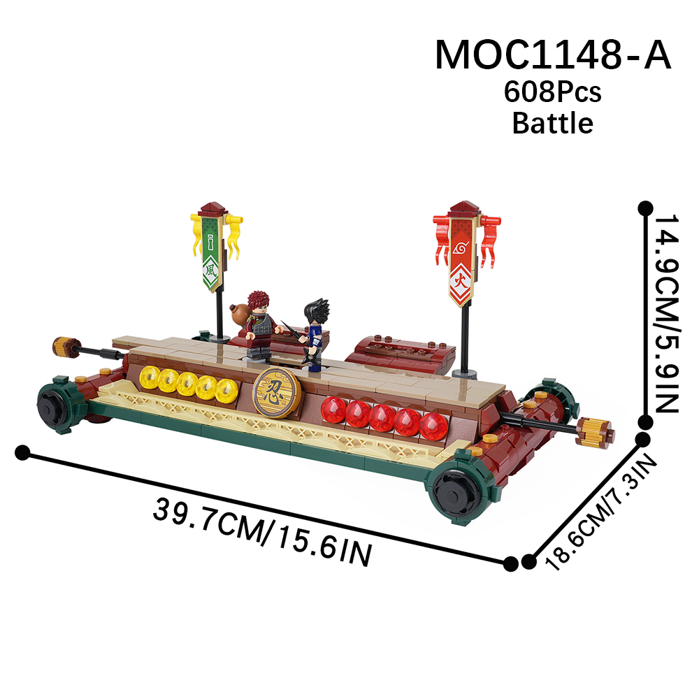 MOC1148 Anime NARUTO Action Figure Ninjutsu battle Building Blocks ...