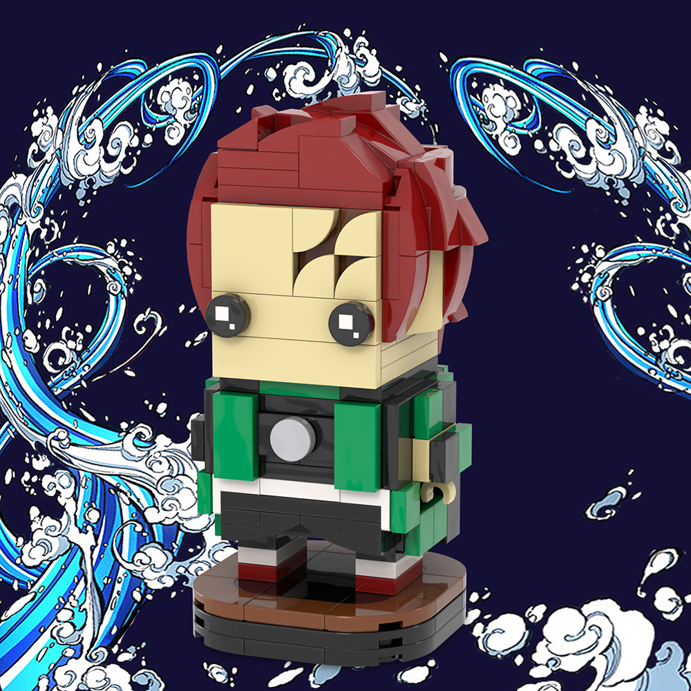 MOC1164 Creativity series Demon Slayer Kamado Tanjirou brickheadz ...