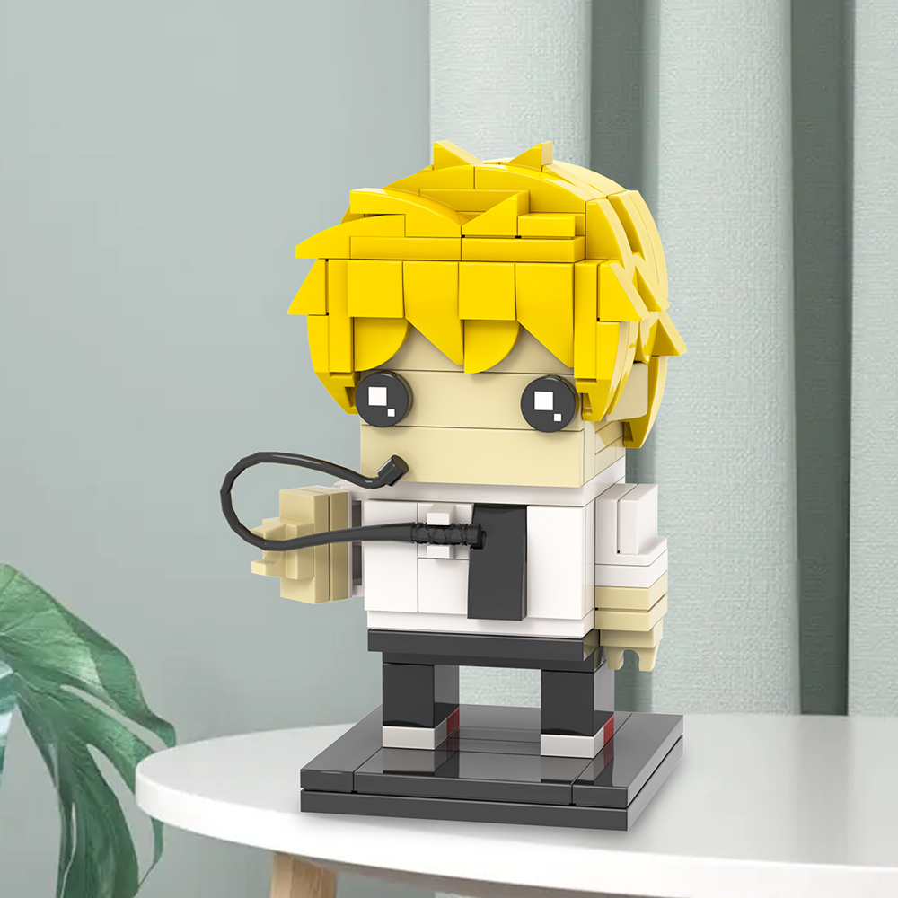 MOC1197 Creativity series Chainsaw man denji brickheadz Building Blocks ...