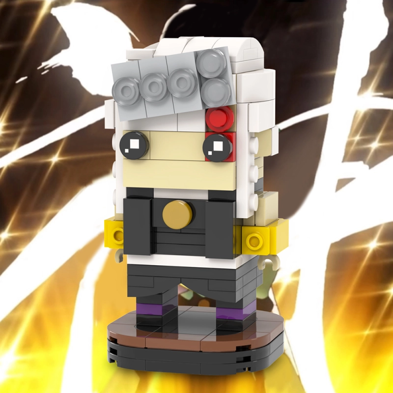 MOC1171 Creativity series Demon Slayer Uzui Tengen brickheadz Building ...