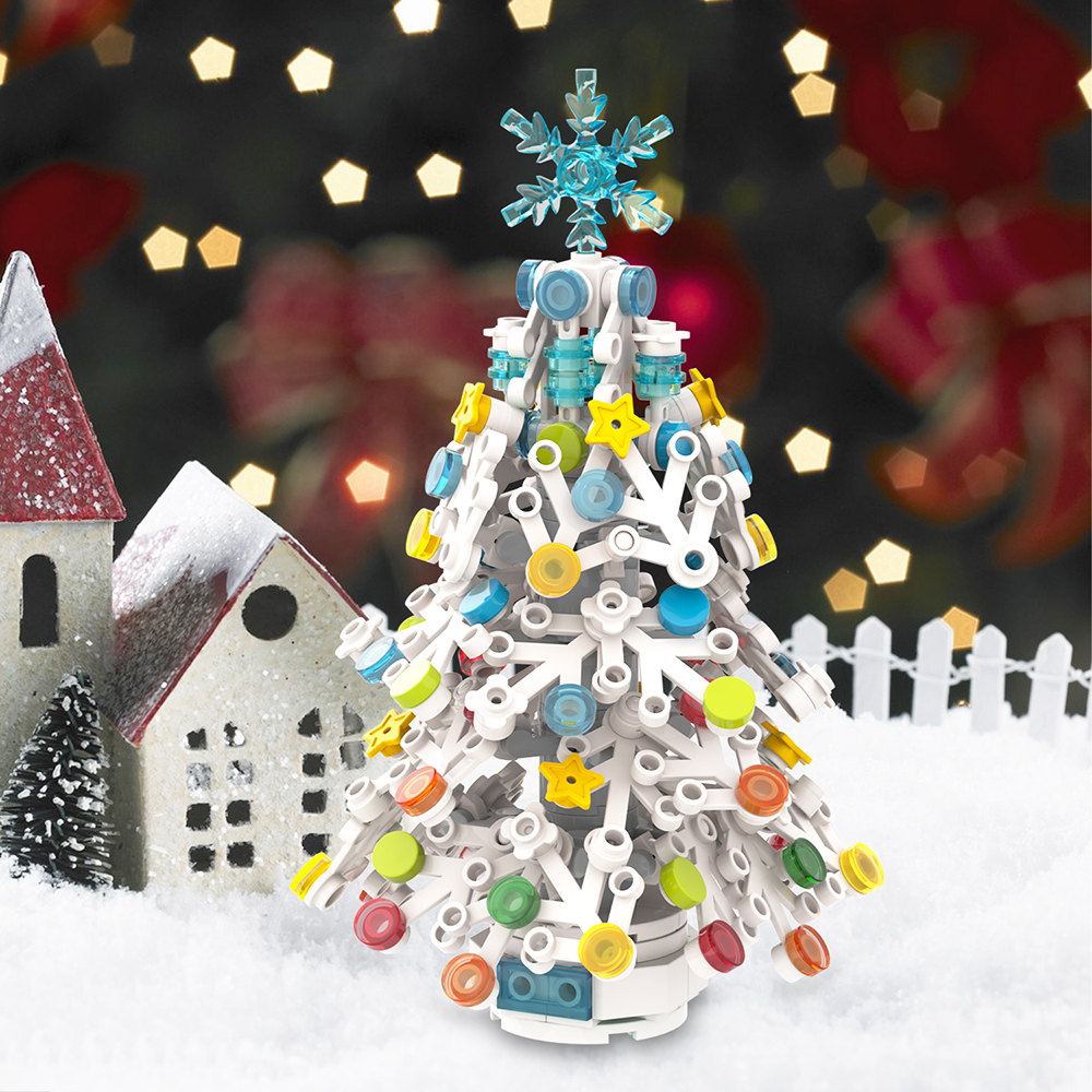 MOC1087 Christmas Tree Decoration Building Blocks Bricks Kids Toys for ...