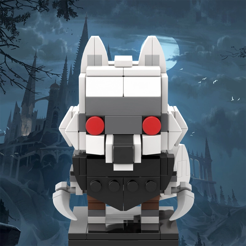 MOC7037 Creativity series Cartoon Movie Puss in Boots The Big Bad Wolf Character Brickheadz ...