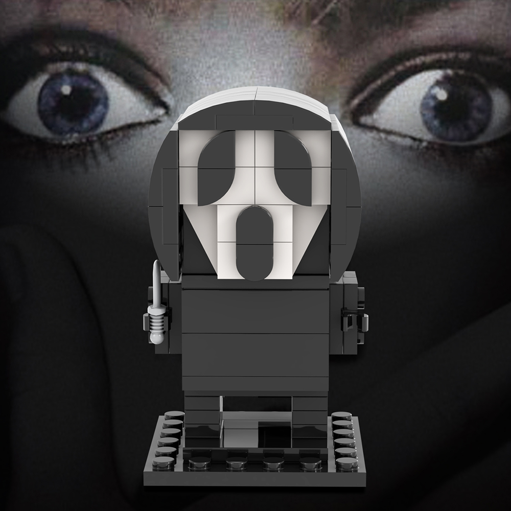 MOC1069 Creativity series Horror Series Scream Ghost Face brick headz ...