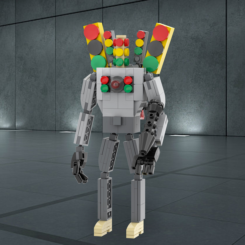 MOC1336 Creativity series Skibidi Toilet Game Titan Signal Man ...