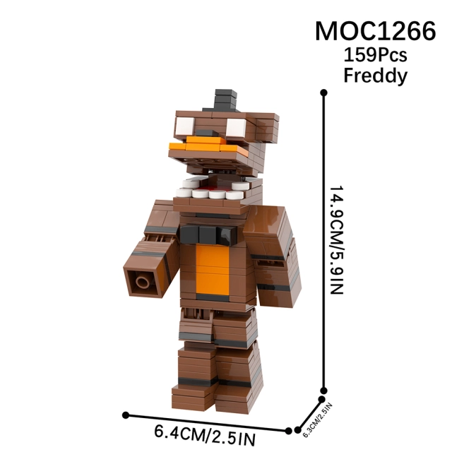 MOC1266 Creativity series Five Nights at Freddy's Game Freddy Character ...