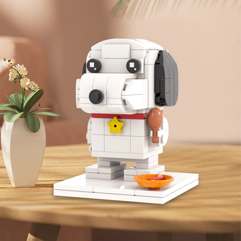 MOC1098 Creativity series Beagle dogs brickheadz Building Blocks Bricks ...