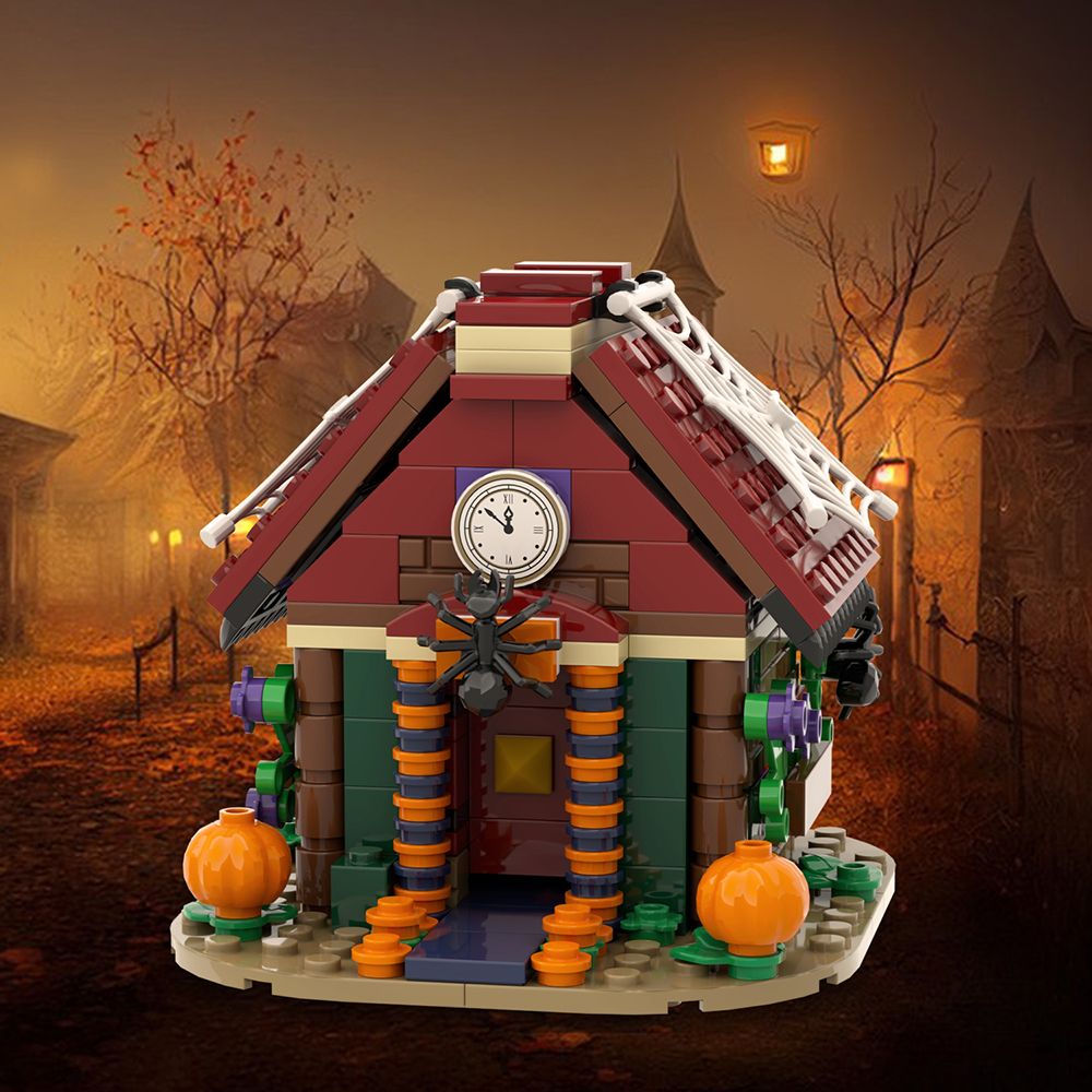 MOC1279 Creativity series Halloween House Building Blocks Bricks Kids ...