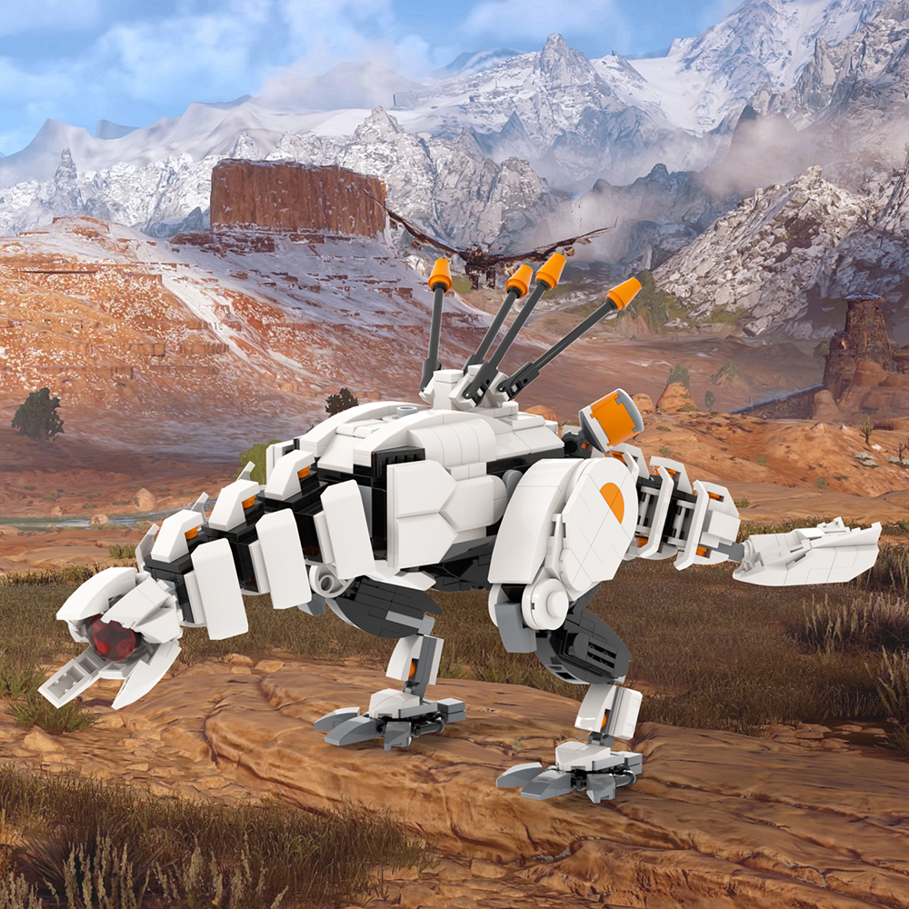 MOC1038 Creativity series Horizon Zero Dawn Thunderjaw Building Blocks ...