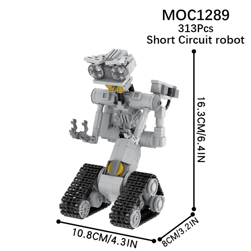 MOC1289 Creativity series Anime Short Circuit robot Model Building ...