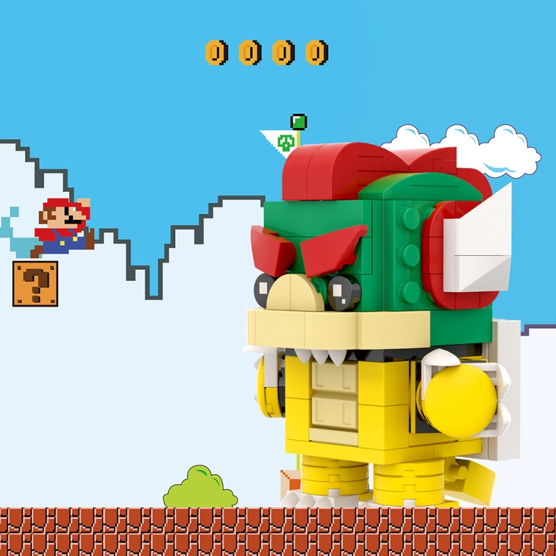 MOC7045 Creativity series Anime Bowser Figure Model Building Blocks ...