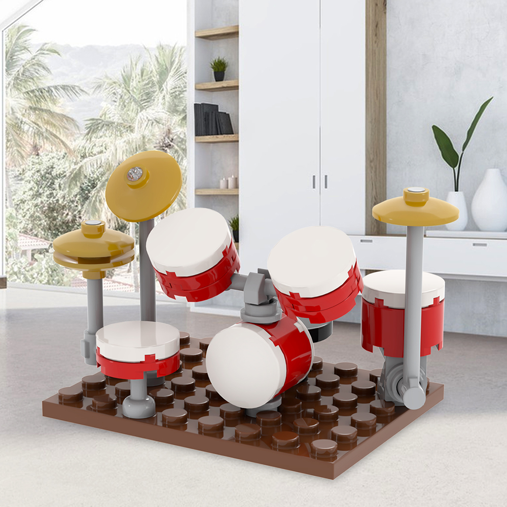 MOC4091 City Series Drum kit Model Building Blocks Bricks Kids Toys for ...