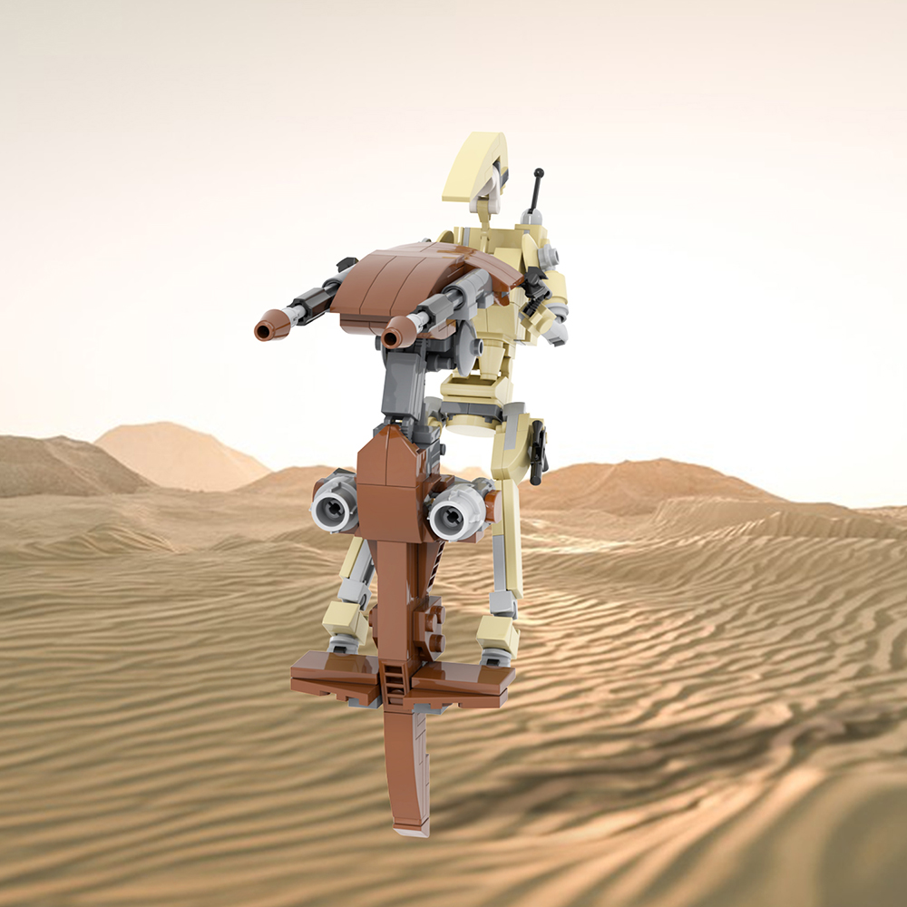 MOC2188 Star Wars Movie series Combat Robot STAP Building Blocks Bricks ...