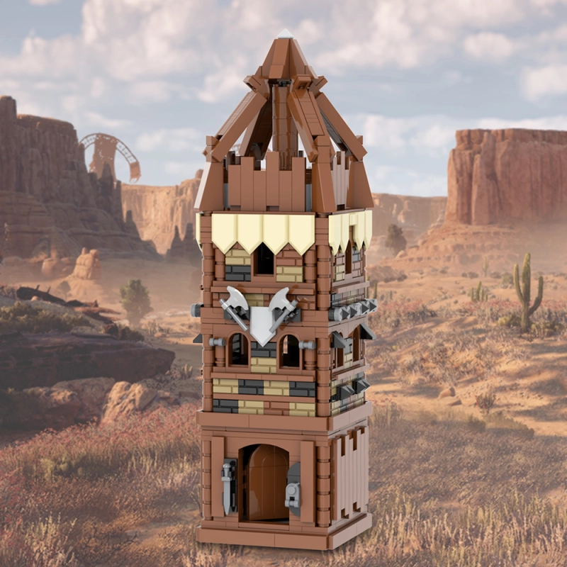 MOC5057 Military Series Tribe Watchtower Building Blocks Bricks Kids ...