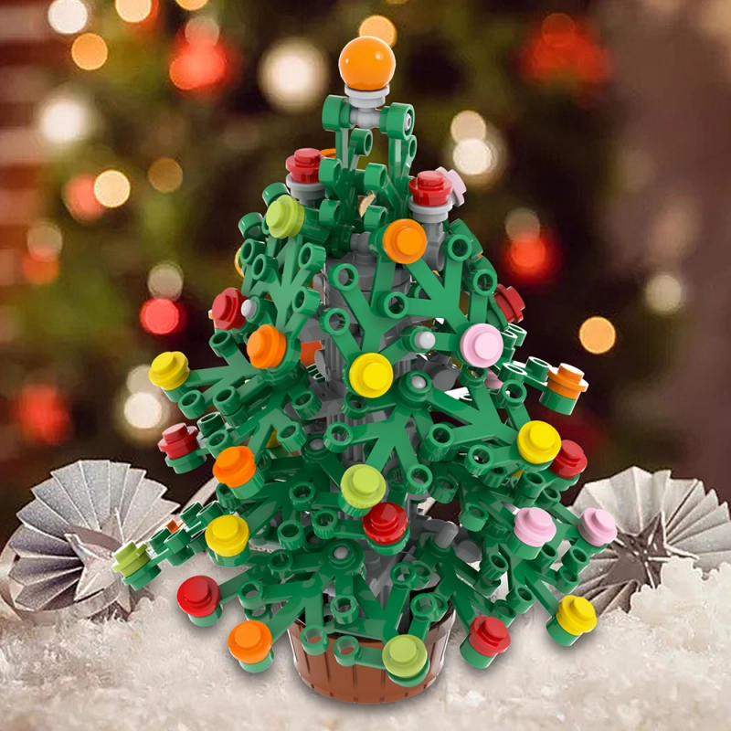 MOC1086 Creativity series christmas tree Building Blocks Bricks Kids ...