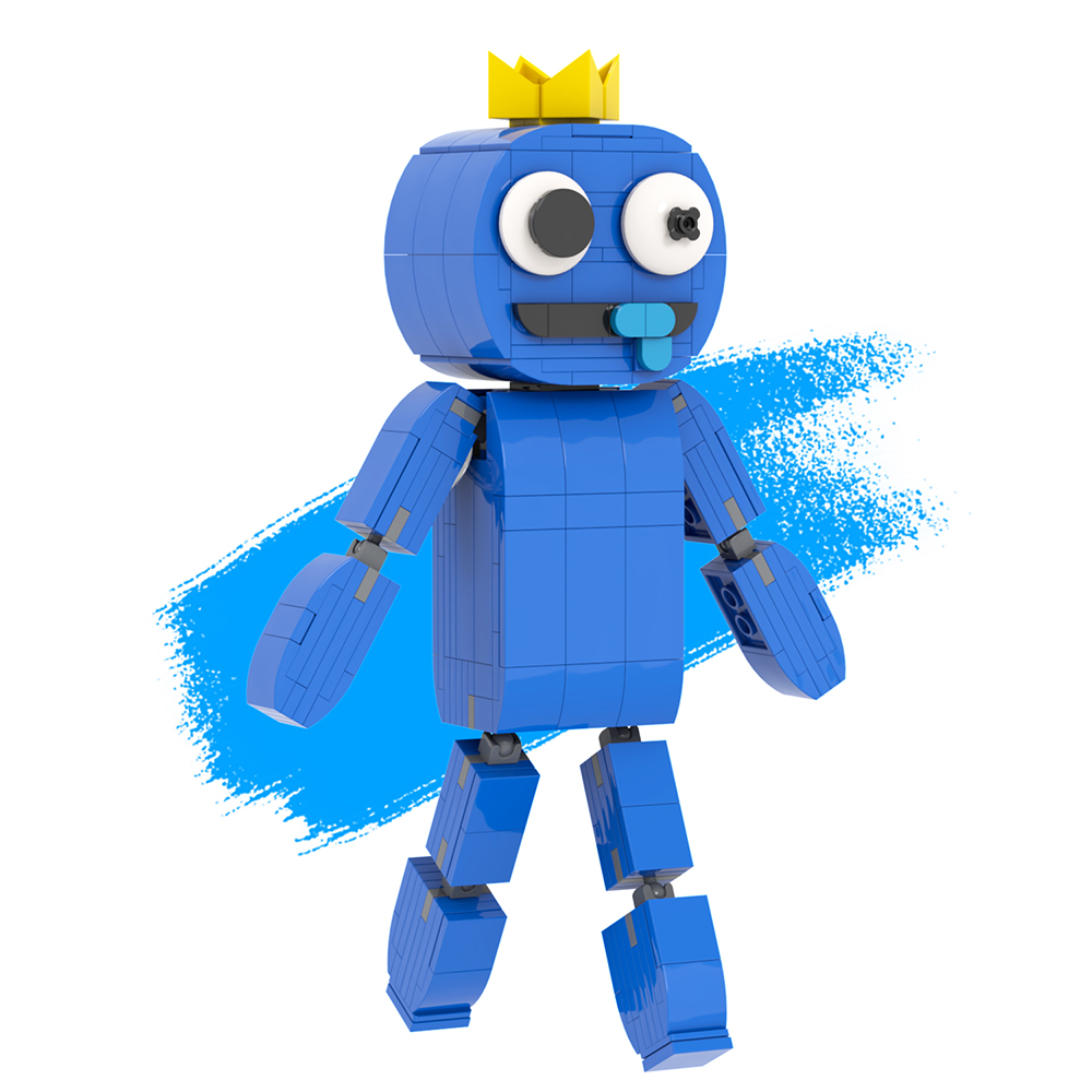 MOC1132 Creativity series Rainbow Friend Blue Friend Building Blocks ...