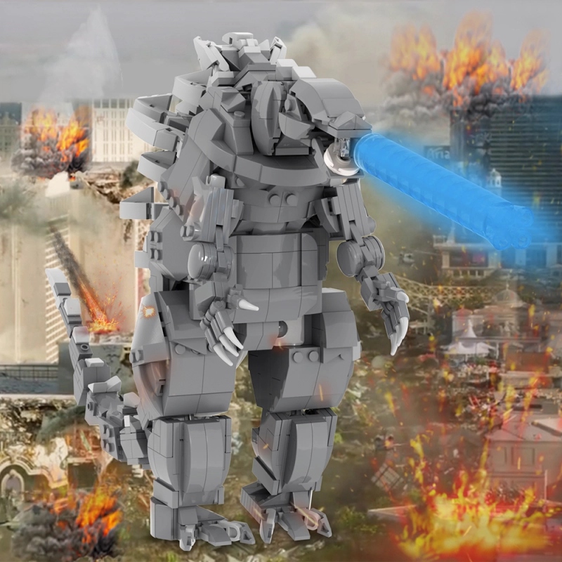 MOC1117 Creativity series Movie Monster Godzilla Action Figure Building ...