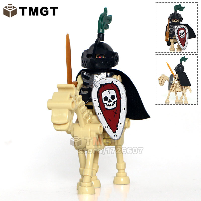 AX9815 Skull Knight Action Figures Birthday Gifts Building Blocks Kids Toys