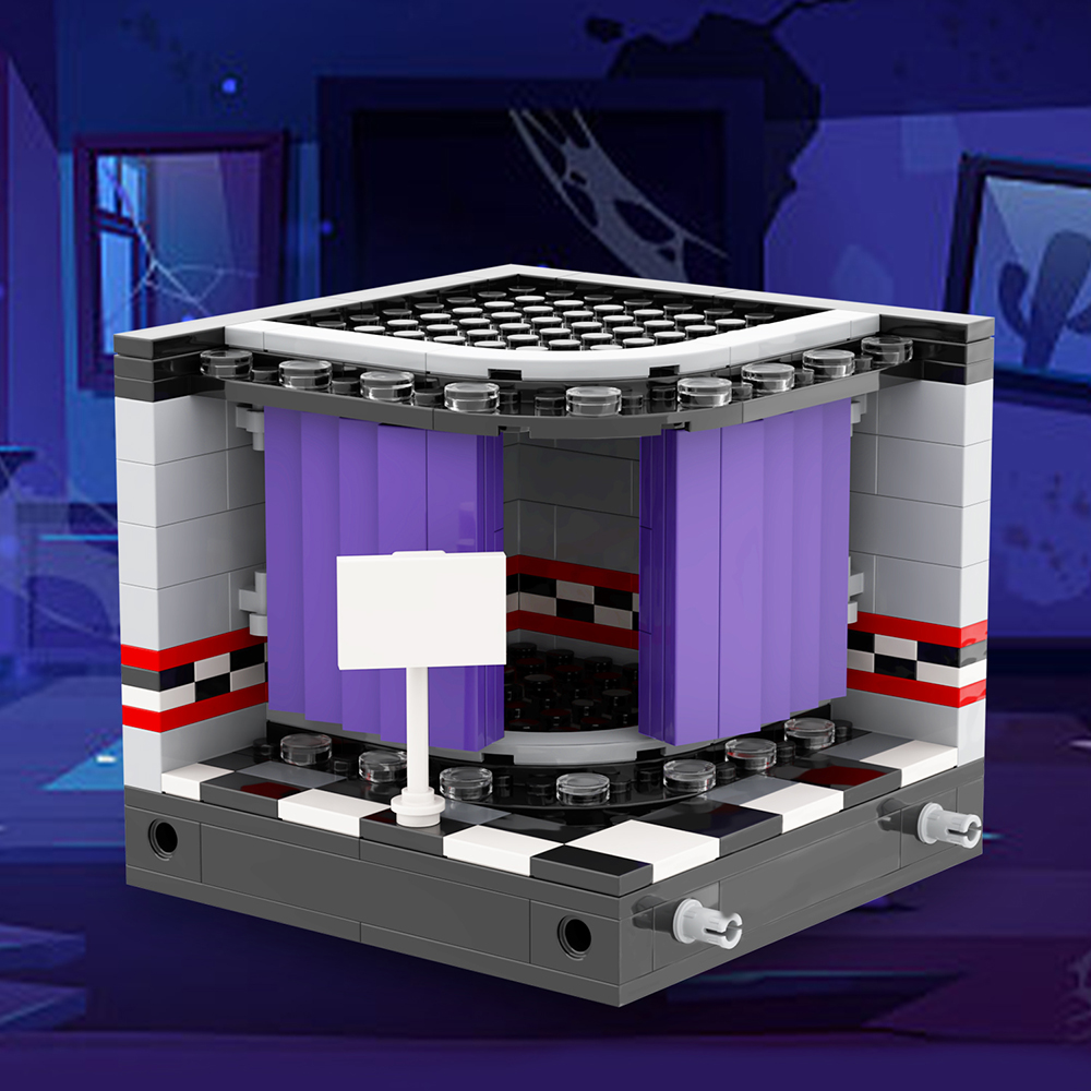 MOC1282 Creativity series Midnight Bear Stage Building Blocks Bricks ...