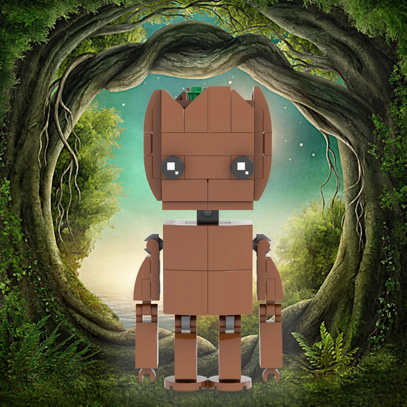 MOC1071 Marvel Super Hero Groot Action Figure Building Blocks Bricks ...