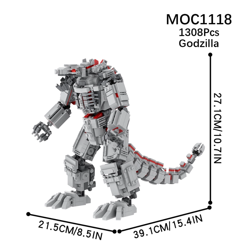MOC1118 Creativity series Mechanical Godzilla Building Blocks Bricks ...