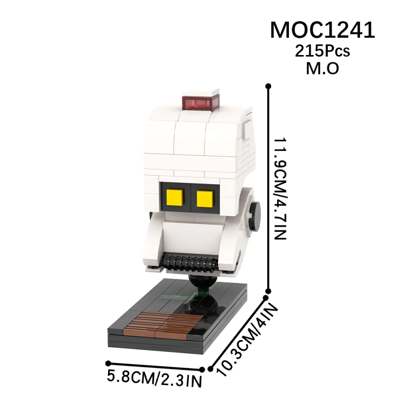 MOC1241 Creativity series Cleaning robot M.O Action Figure Building ...