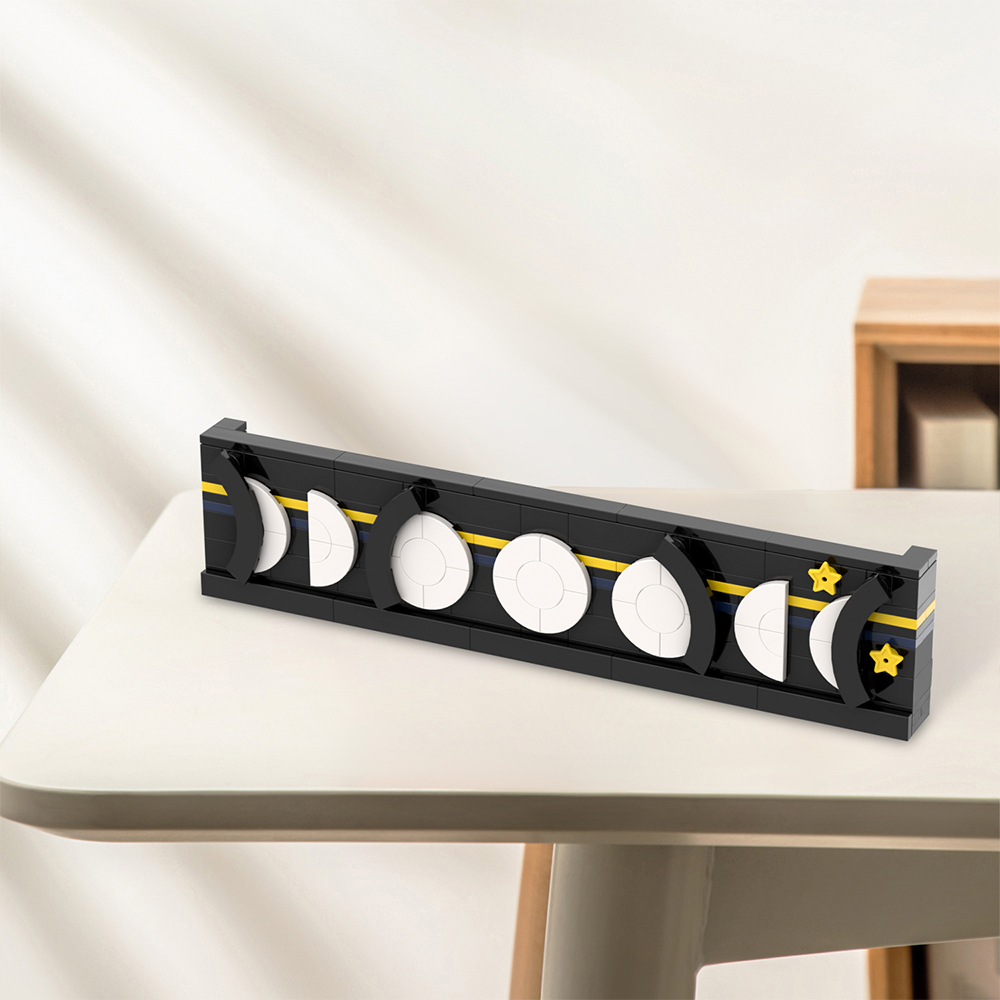 MOC1258 Creativity series phase of the moon Building Blocks Bricks Kids ...