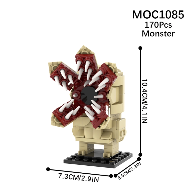 MOC1085 Creativity series Stranger Things Demogorgon brickheadz ...
