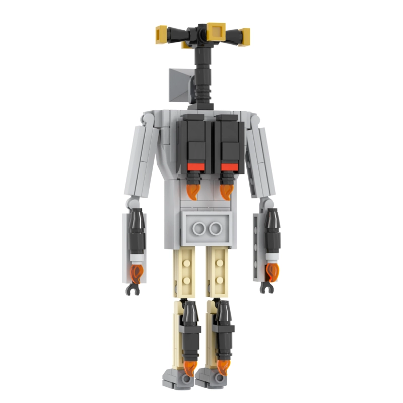 MOC1378 Mecha Siren Head 155pcs Anime Characters Upgraded TV Man ...