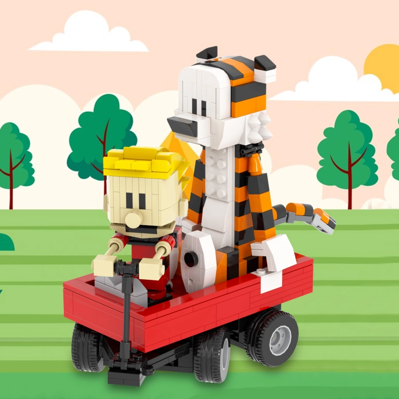 MOC1348 Horror Calvin and Hobbes Anime MOC 439PCS Building Block ...