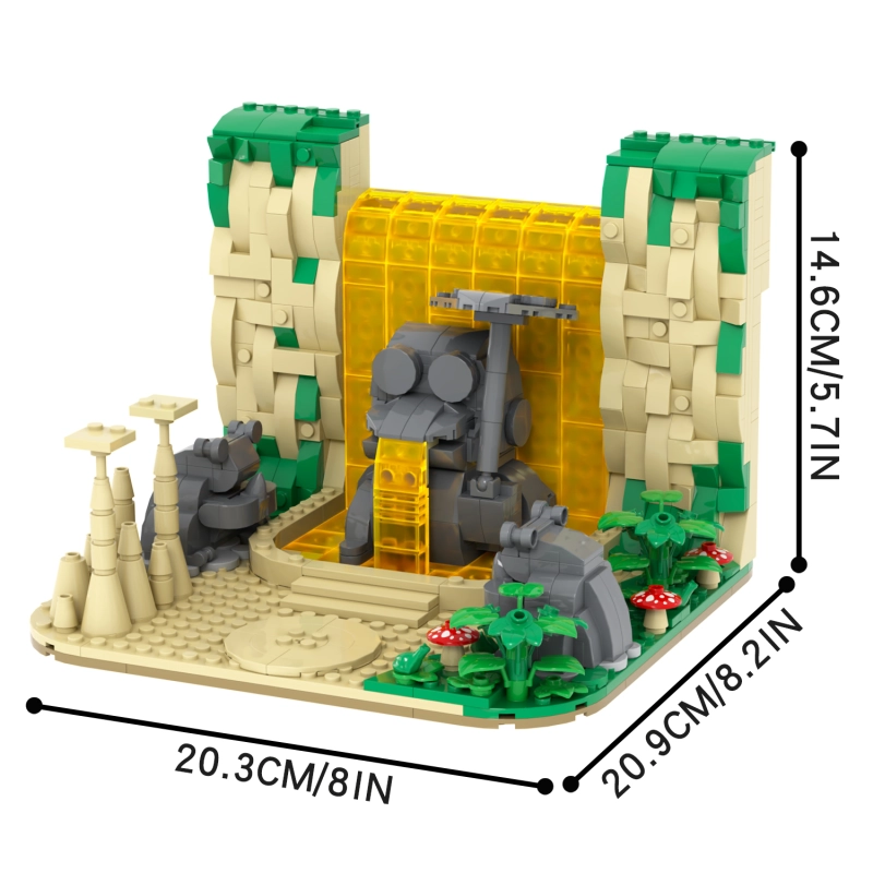 MOC1346 Mount Myoboku Animation Scenes Hokage 779Pcs Bricks ...