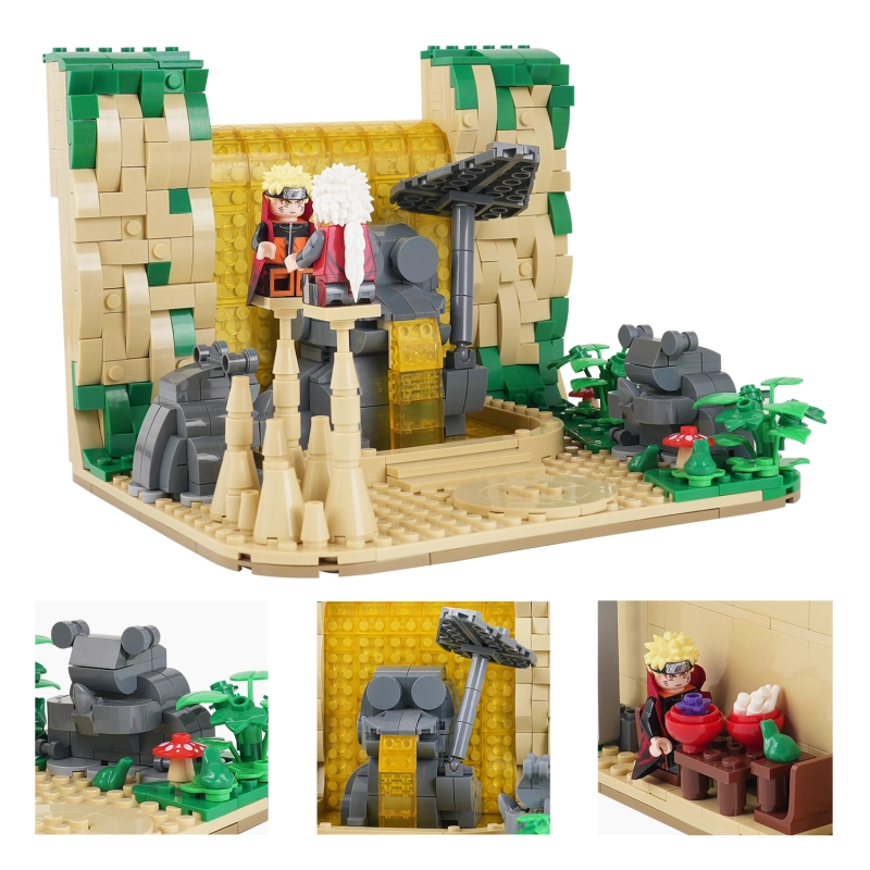 MOC1346 Mount Myoboku Animation Scenes Hokage 779Pcs Bricks ...