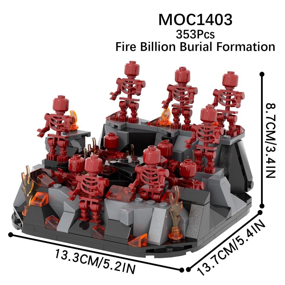 MOC1403 353PCS Anime BLEACH Kaka Jumanokushi Daisojin Skull Legion ...