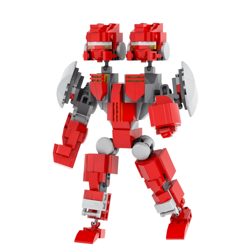 MOC1368 MOC1369 Real Steel HD Twin Cities ATOM Creative Sci-Fi Boxing ...