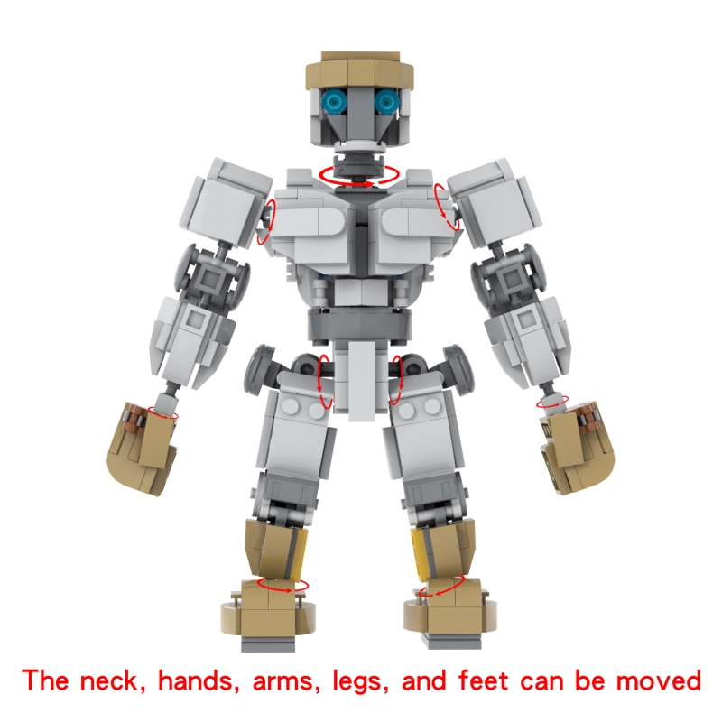 MOC1368 MOC1369 Real Steel HD Twin Cities ATOM Creative Sci-Fi Boxing ...