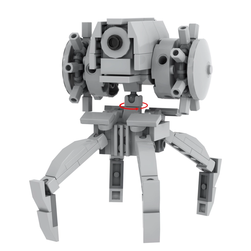 MOC2207 T-4 Turret Droid 154Pcs Bricks Space Wars Model DIY Assembly ...