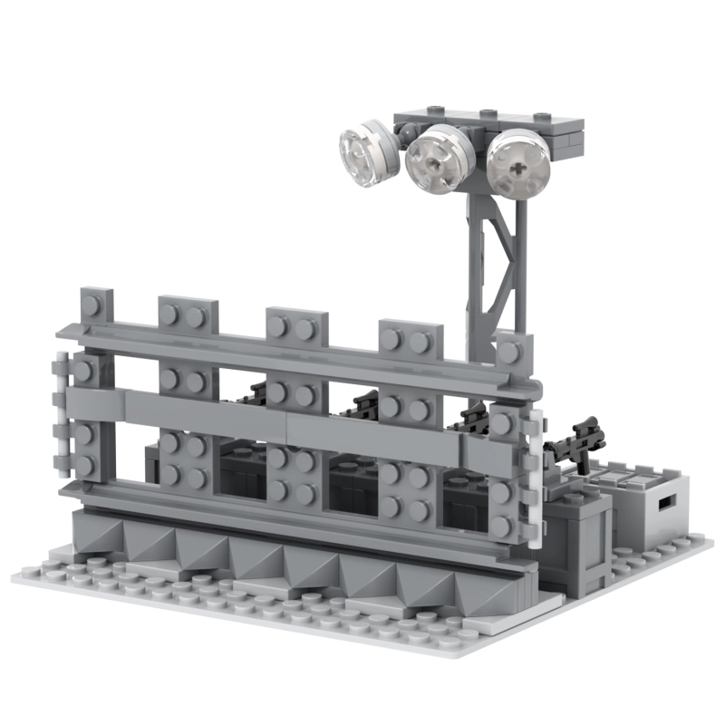 101 Pcs MOC5074 Military WW2 Building Block sets Death Defense Project ...