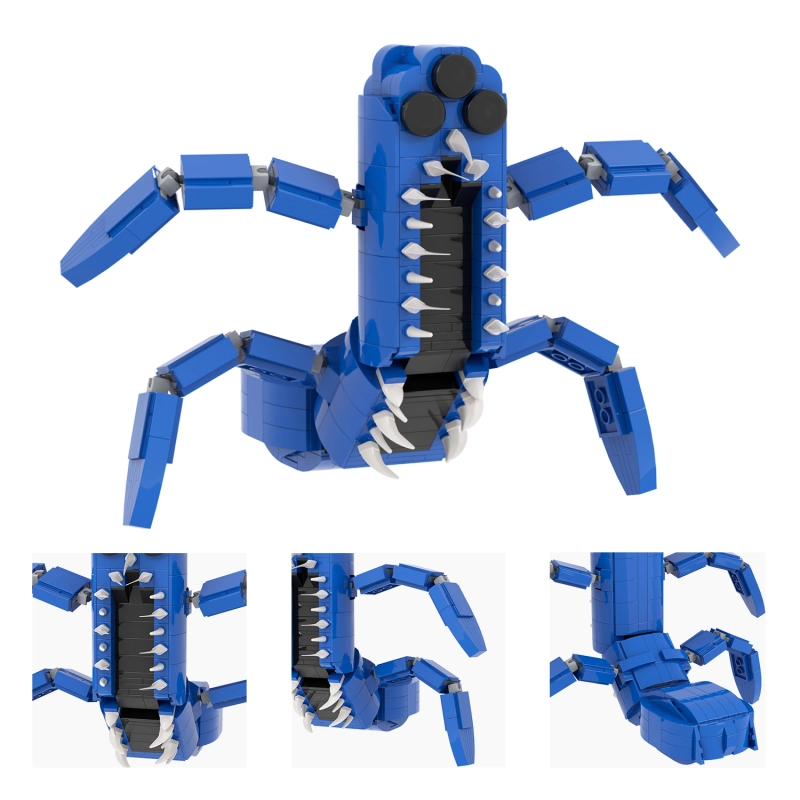 659Pcs MOC1452 Creativity Game Series Monster Nabnab Building Blocks ...