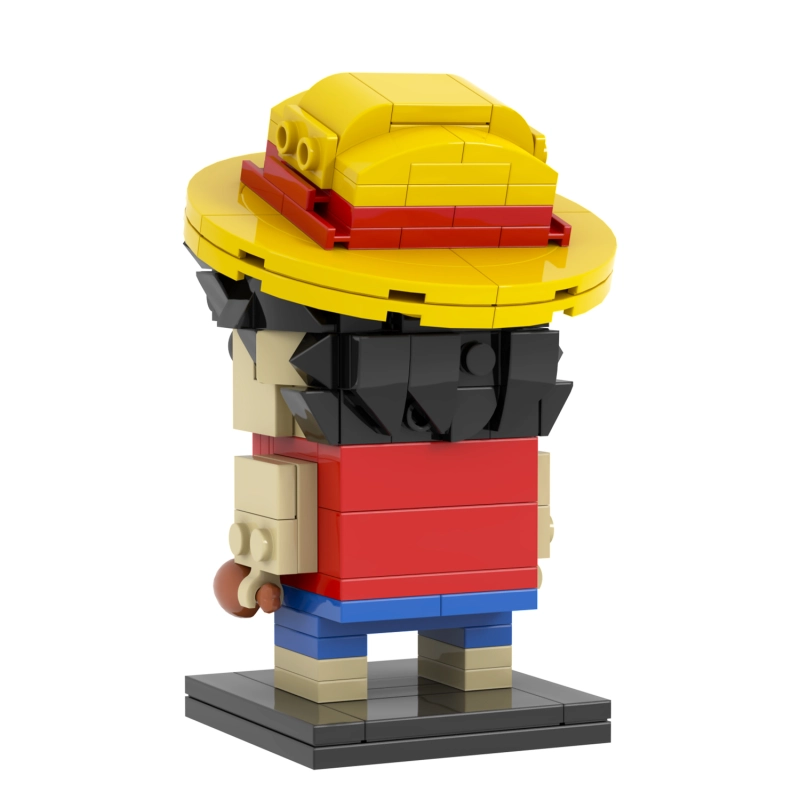 168Pcs MOC7101 Anime ONE Luffy MOC Brick Sets Diy Building Blocks Sets ...