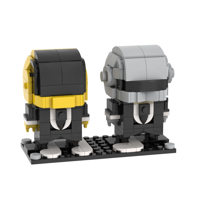 260Pcs Anime MOC7109 Daft Punk Bricks French Electronic Music ...