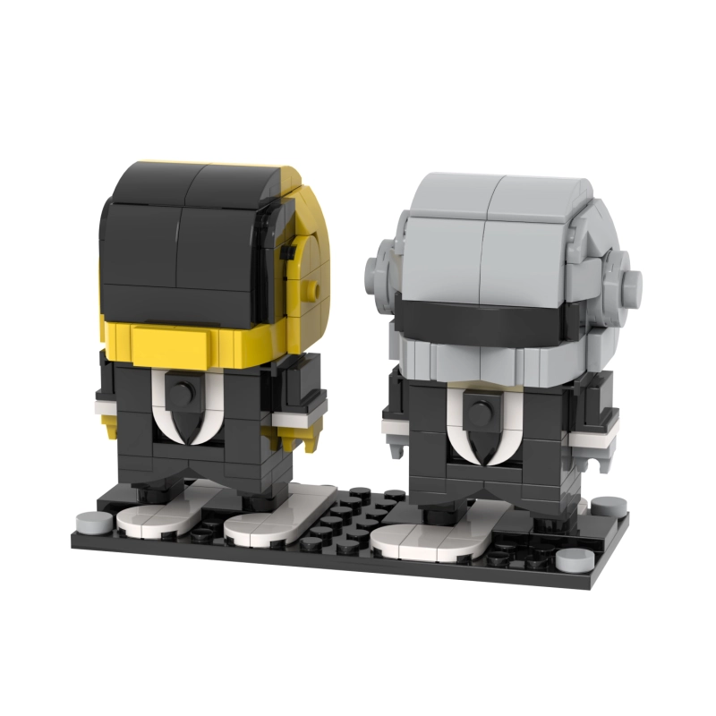 260Pcs Anime MOC7109 Daft Punk Bricks French Electronic Music ...