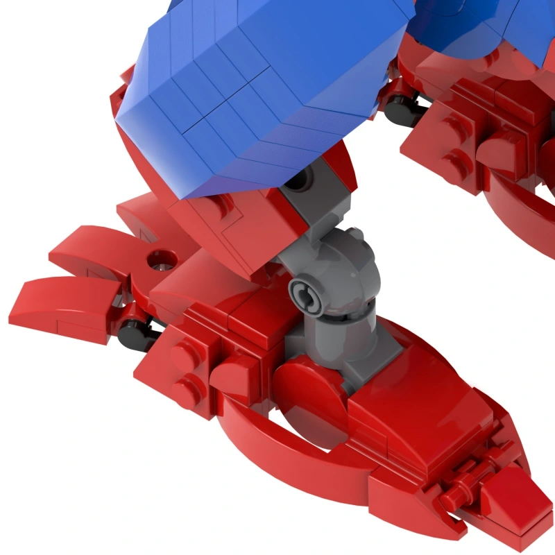 466Pcs MOC1404 Spider Tyrannosaurus Rex Bricks Cartoon Movie Assemble ...