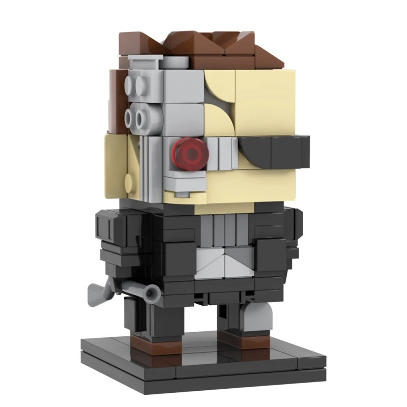 162Pcs MOC7119 The Terminator Brick Head Brick Head Cartoon Movie ...