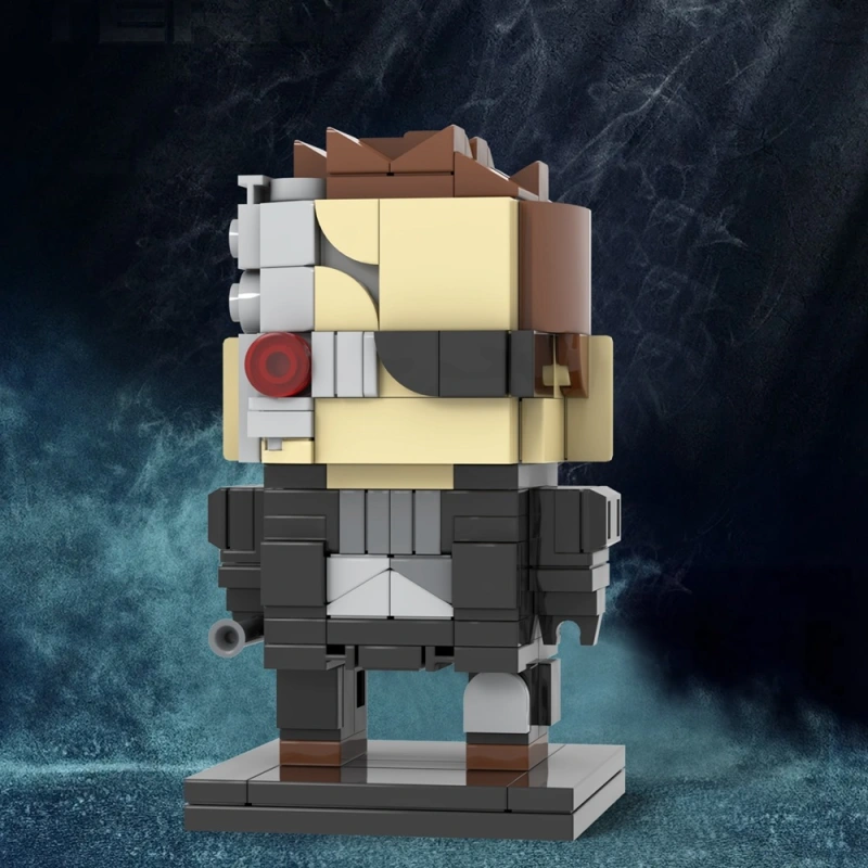 162Pcs MOC7119 The Terminator Brick Head Brick Head Cartoon Movie ...