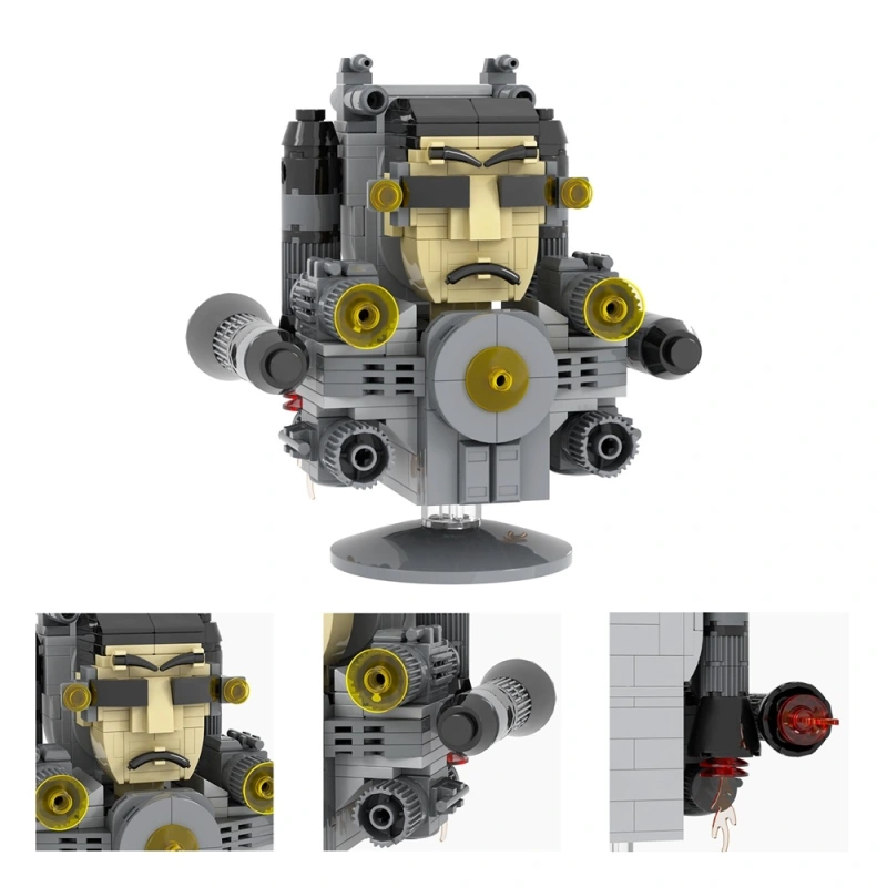 339Pcs MOC1481 Creative Game G-Man Man 4.0 Action Model Assemble ...