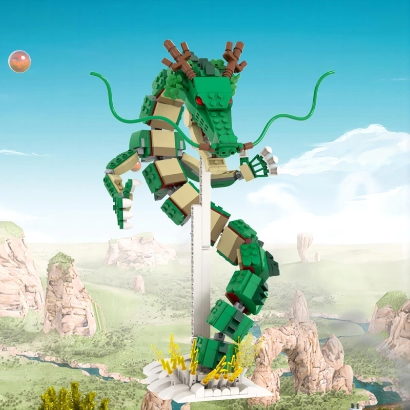 759PCS MOC1528 Anime DBZ Dragone Shenron (Small version) MOC Building ...