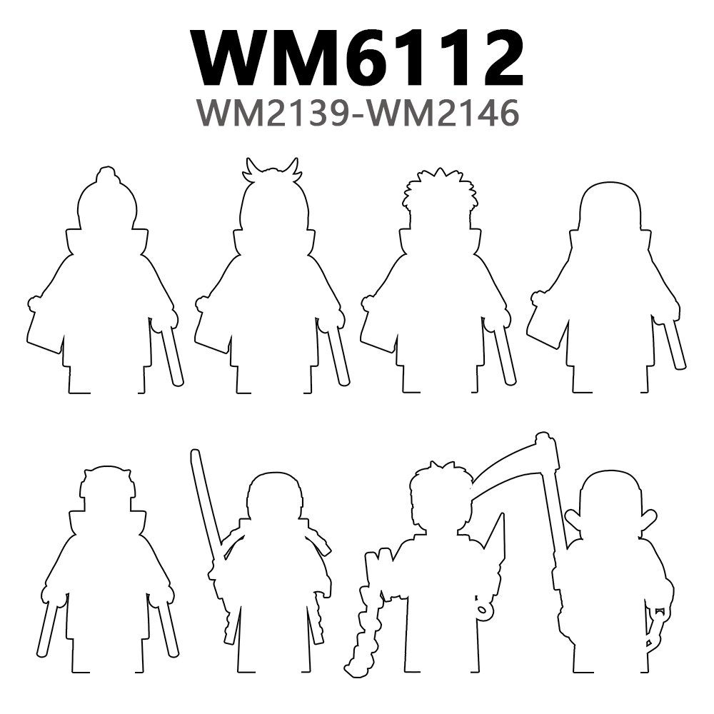 New Coming WM6112 WM Blocks Japanese Anime Pain Mifune Shimura Danzou ...