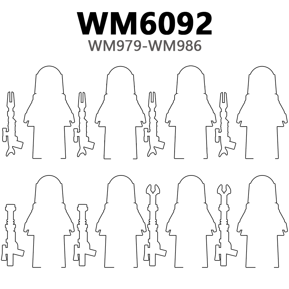 WM6092 New Star Bricks the Mandalorian with Baby Yoda Mini Building ...