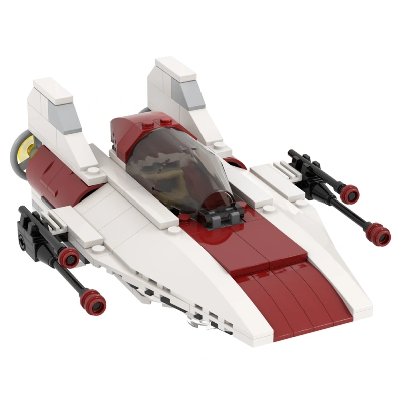 196PCS MOC2231 A-wing Starfighter Bricks Interstellar War Movie High ...